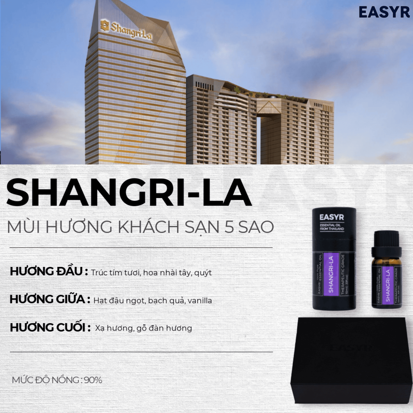 Tinh Dầu Khách Sạn 5 Sao EASYR